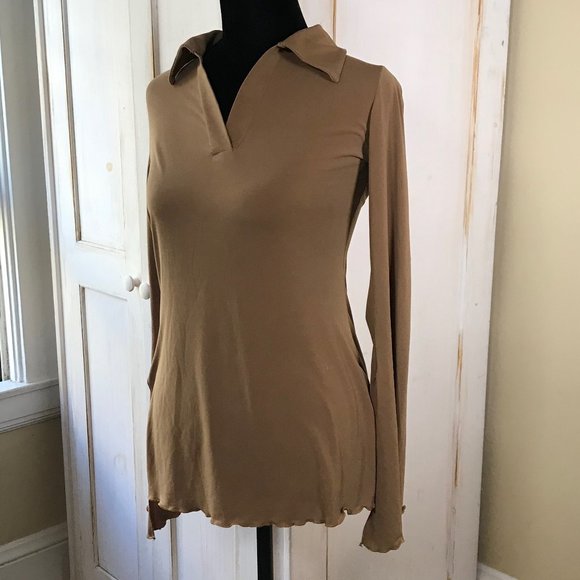 Tops | Beige Tunic Small | Poshmark